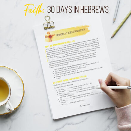It's All About Faith: Hebrews Reading Plan - Karen Hopkins Online